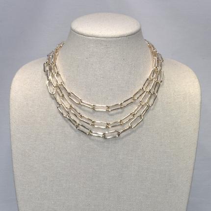 Triple Chain Necklace – L and B Creations